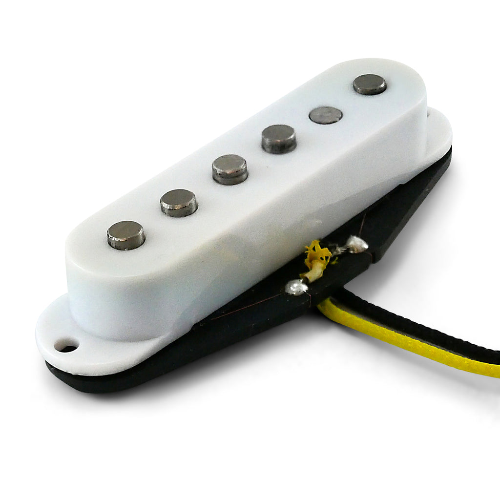 VANSON 'Vintage Pro' Alnico V White Single Coil Pickup Set for Stratoc ...